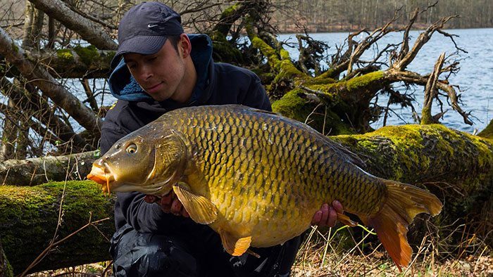 De onbekende 34 kilo karper van Davy Zevenster